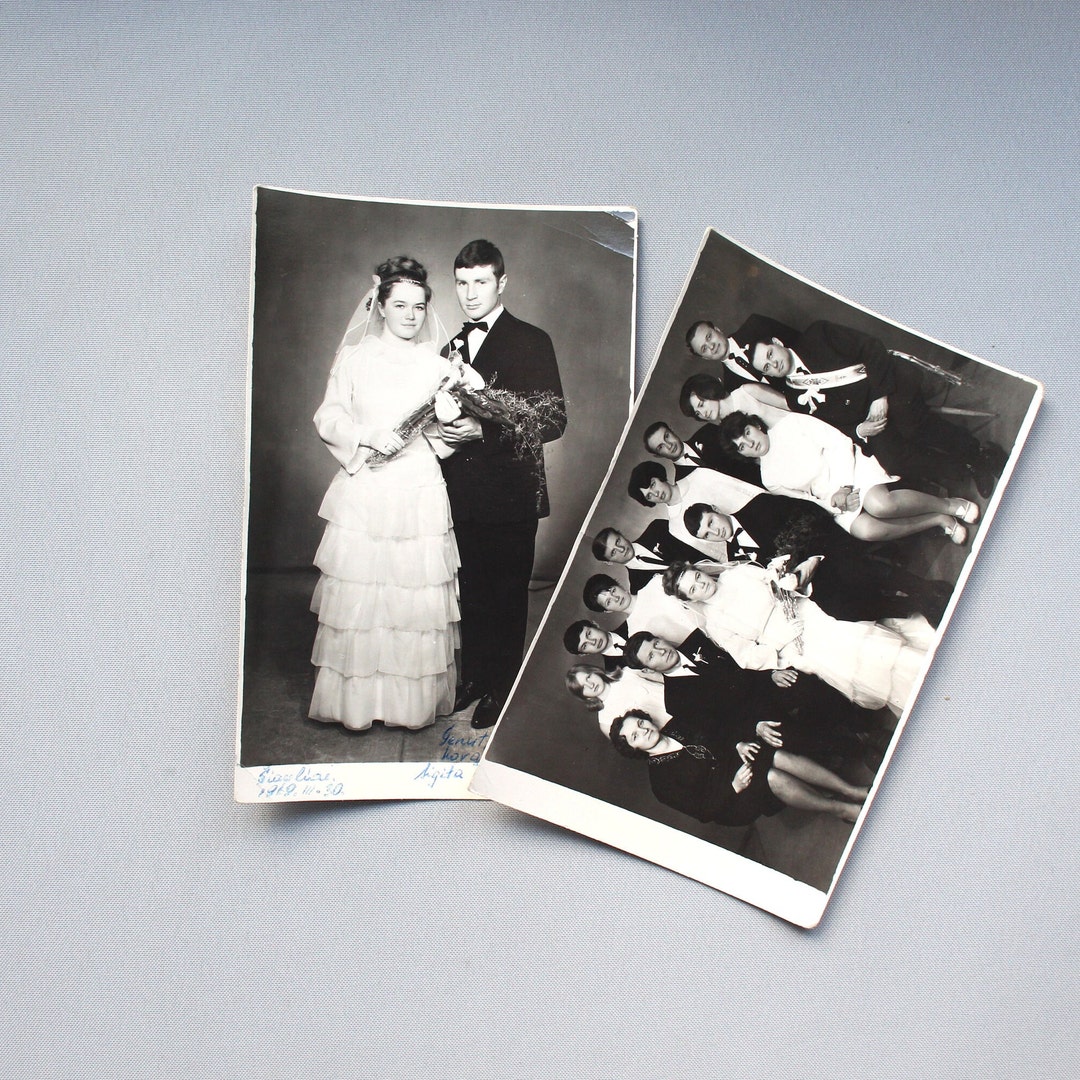 Old Wedding Photos, Wedding Photos 1969, Wedding Fashions - Etsy