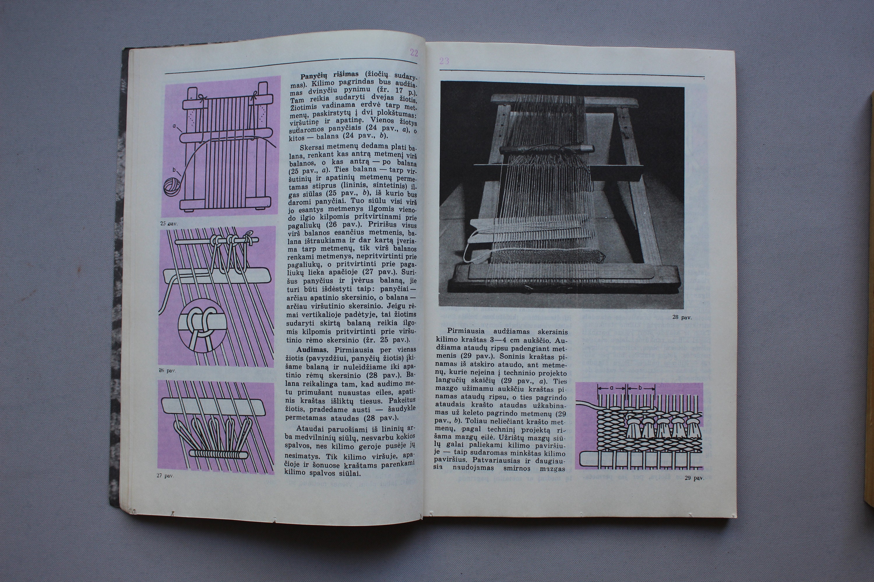 Lithuanian Book, Handicraft Book, Weaving and Tying - Etsy