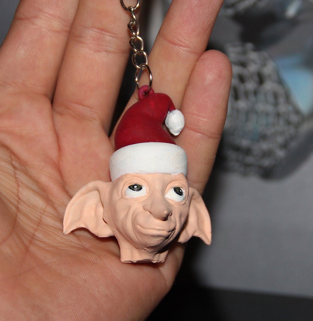 Harry Potter Dobby New Year Theme Keyring Christmas Gift - Etsy