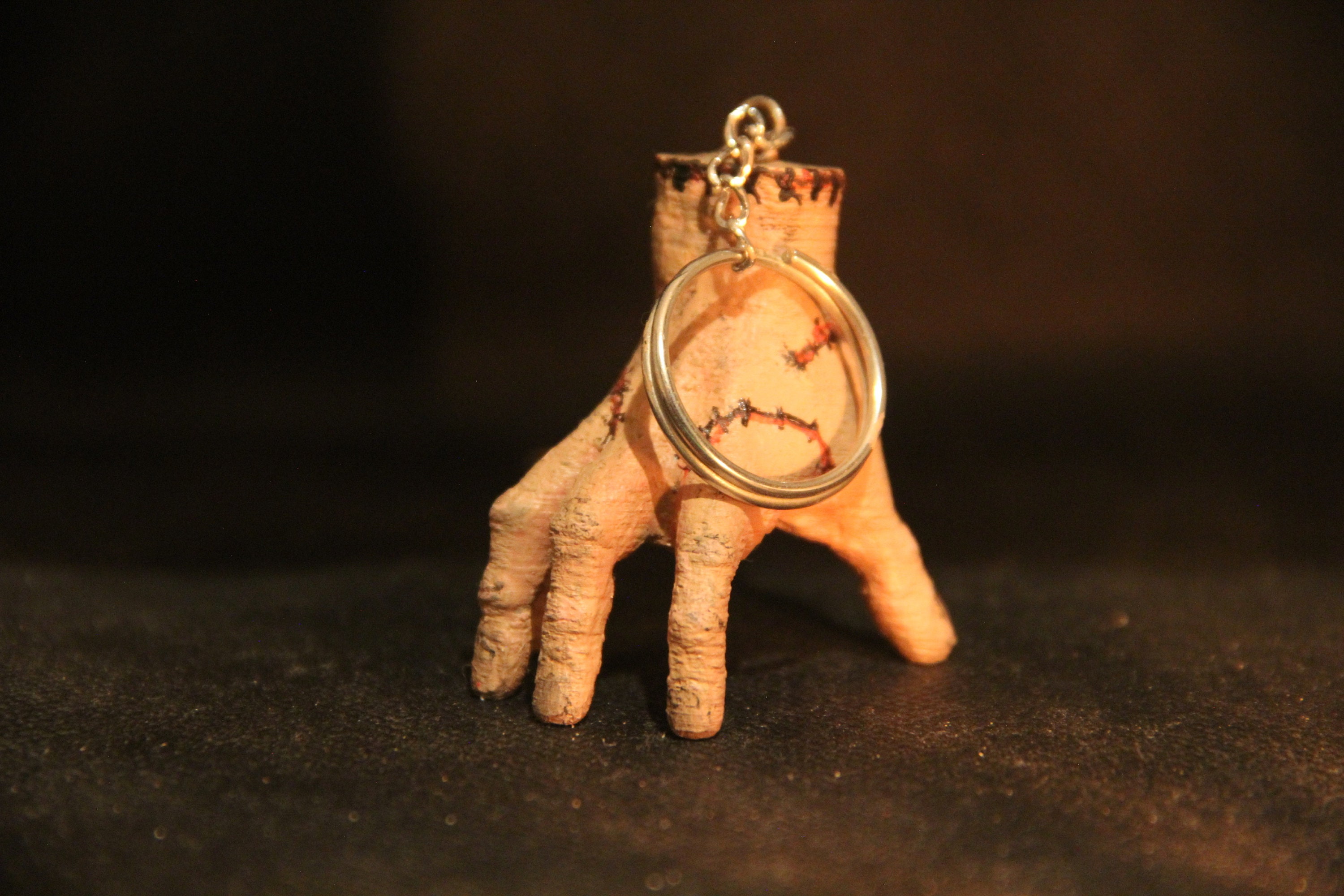 Wednesday Addams Thing, Hand, Cosplay Keyring Keychain. Best Gift ...