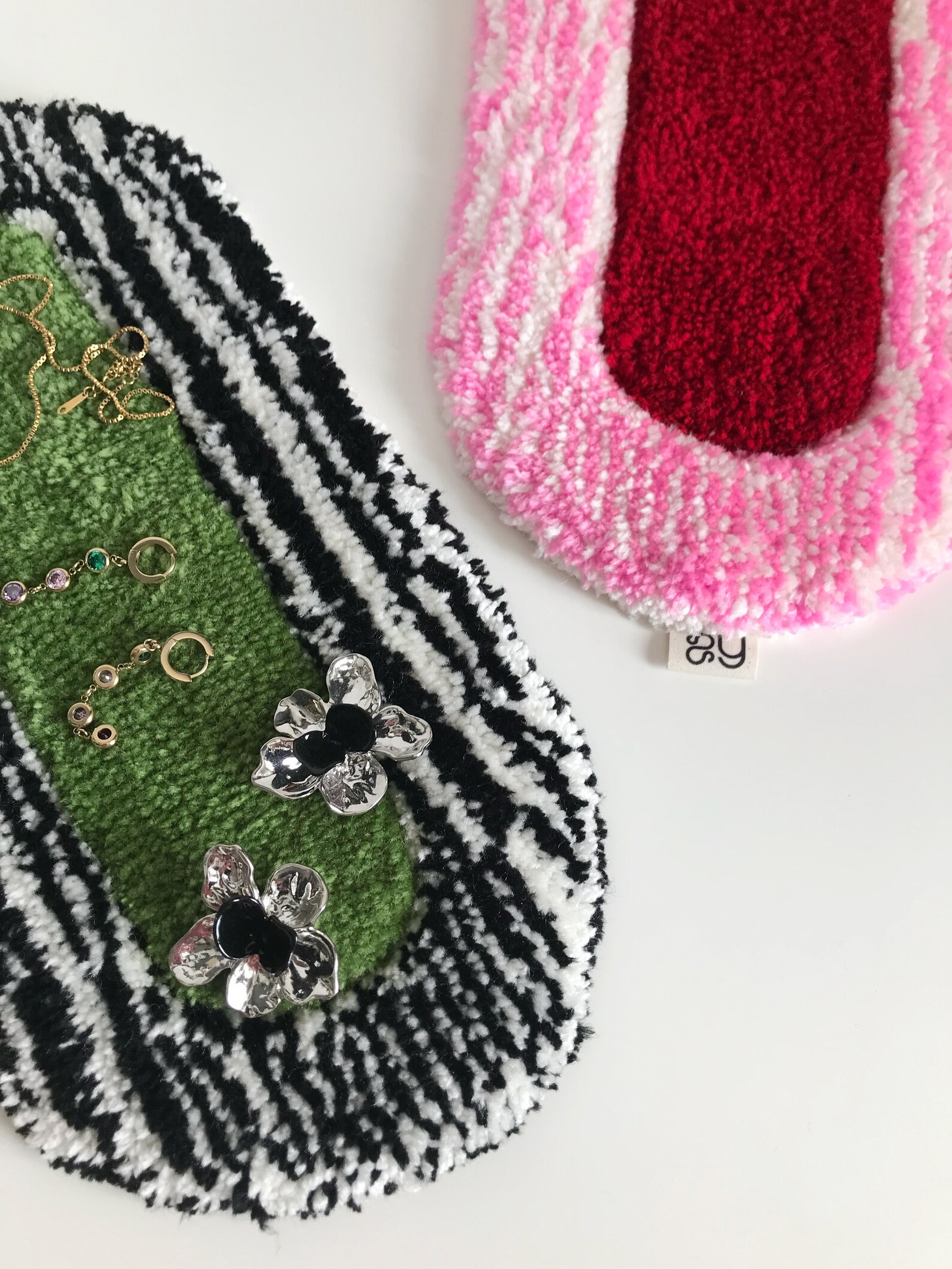 LOOP Tufting Rug, Mini Table Rug, Tufting Rug Art, Home Decor Rug ...