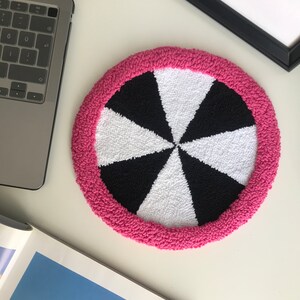 Punch Needle Rug, Mini Table Rug, Tufting Rug Art, Home Decor Rug - Etsy