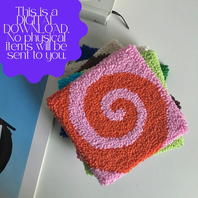 DIY Punch Needle Template Digital Punch Needle Pattern - Etsy