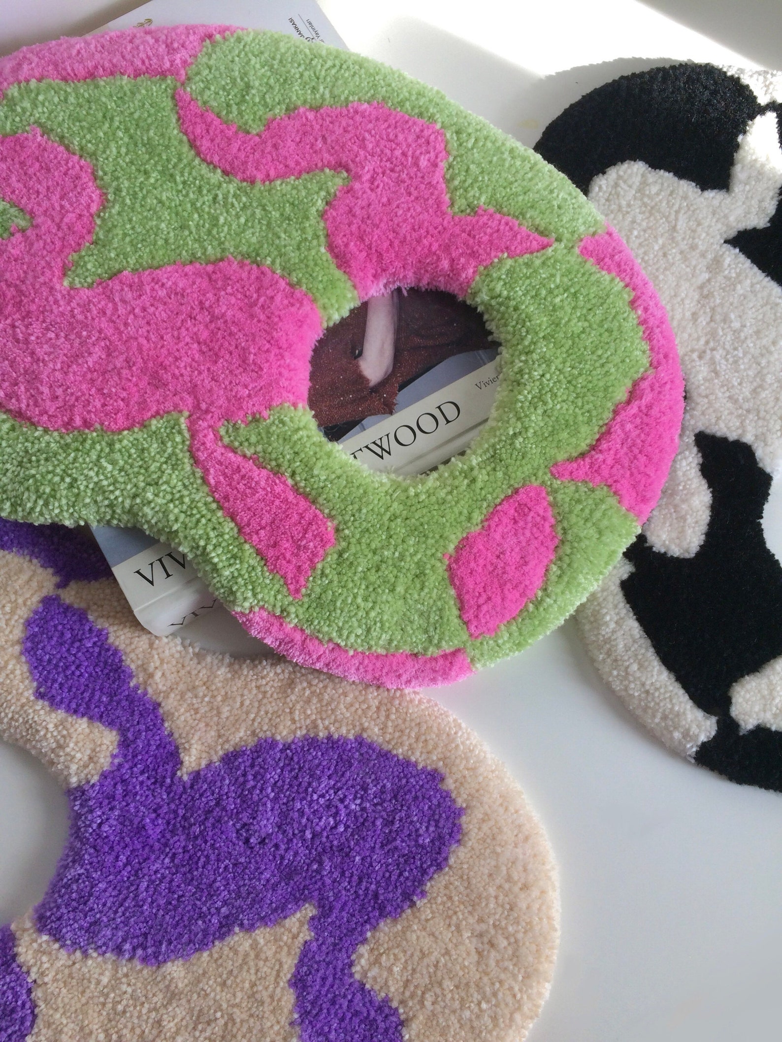 SPACE Tufted Rug Mini Table Rug Home Decor Rug - Etsy