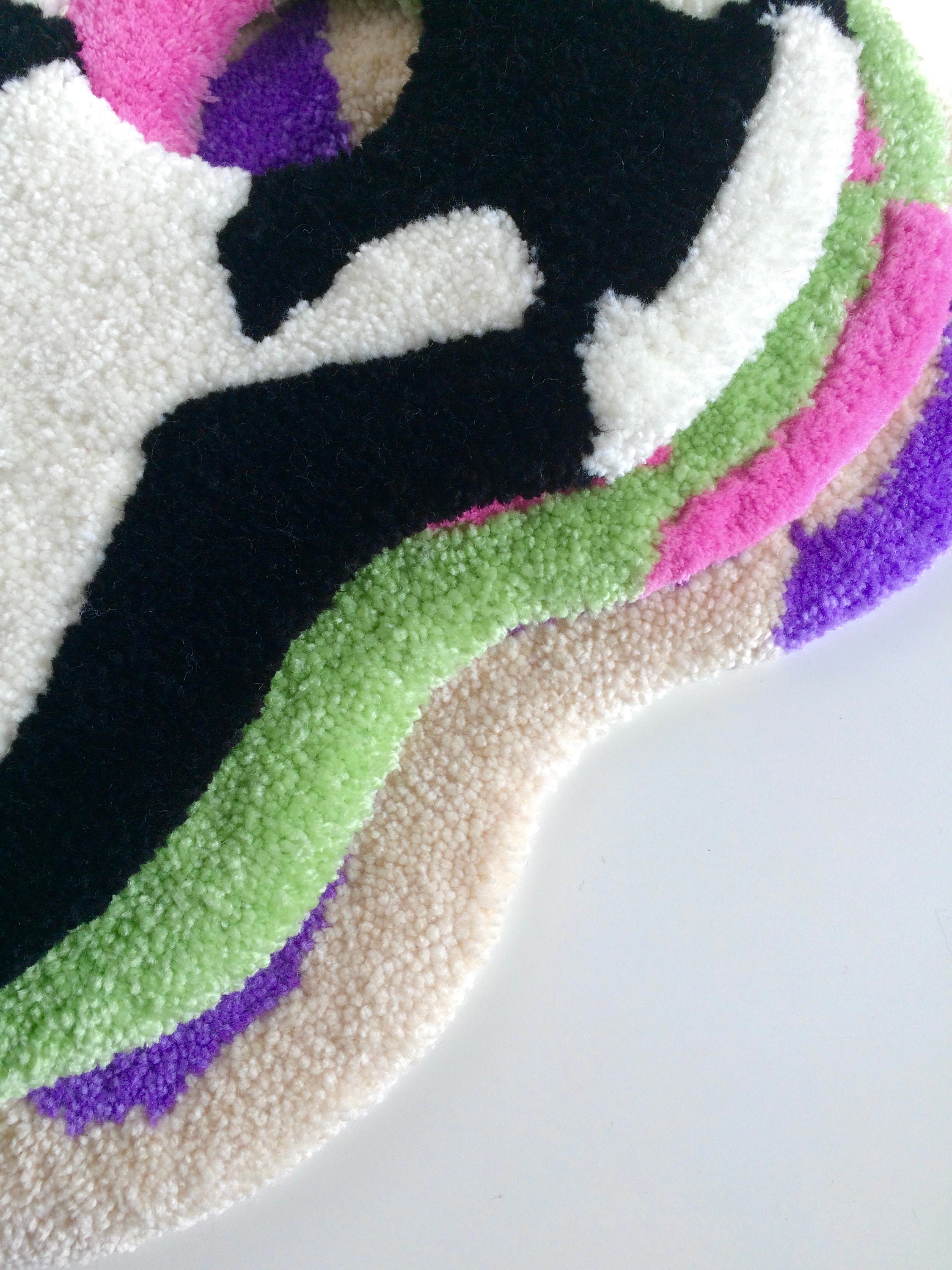 SPACE Tufted Rug Mini Table Rug Home Decor Rug - Etsy