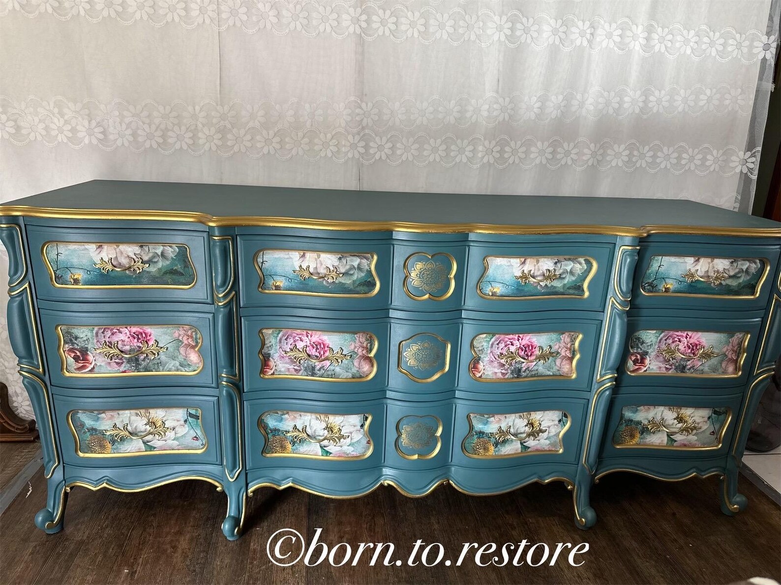Painted Dresser/french Privincial Dresser/ Bedroom Furniture/refinish ...