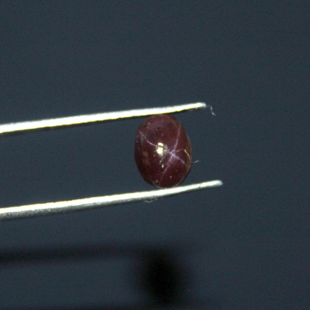 GARNET STAR CABOCHON Gemstone, 4 Ray Garnet Star Top Quality Gemstone ...