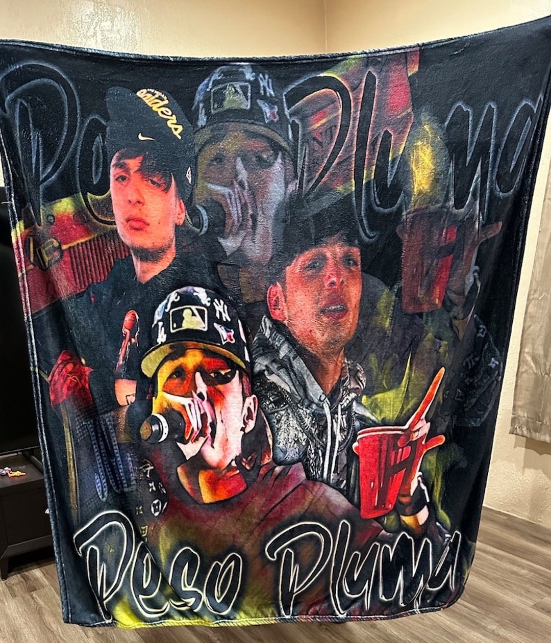 Peso Pluma Blanket, Peso Pluma, Doble P, Gifts for Her, Gifts for Him ...