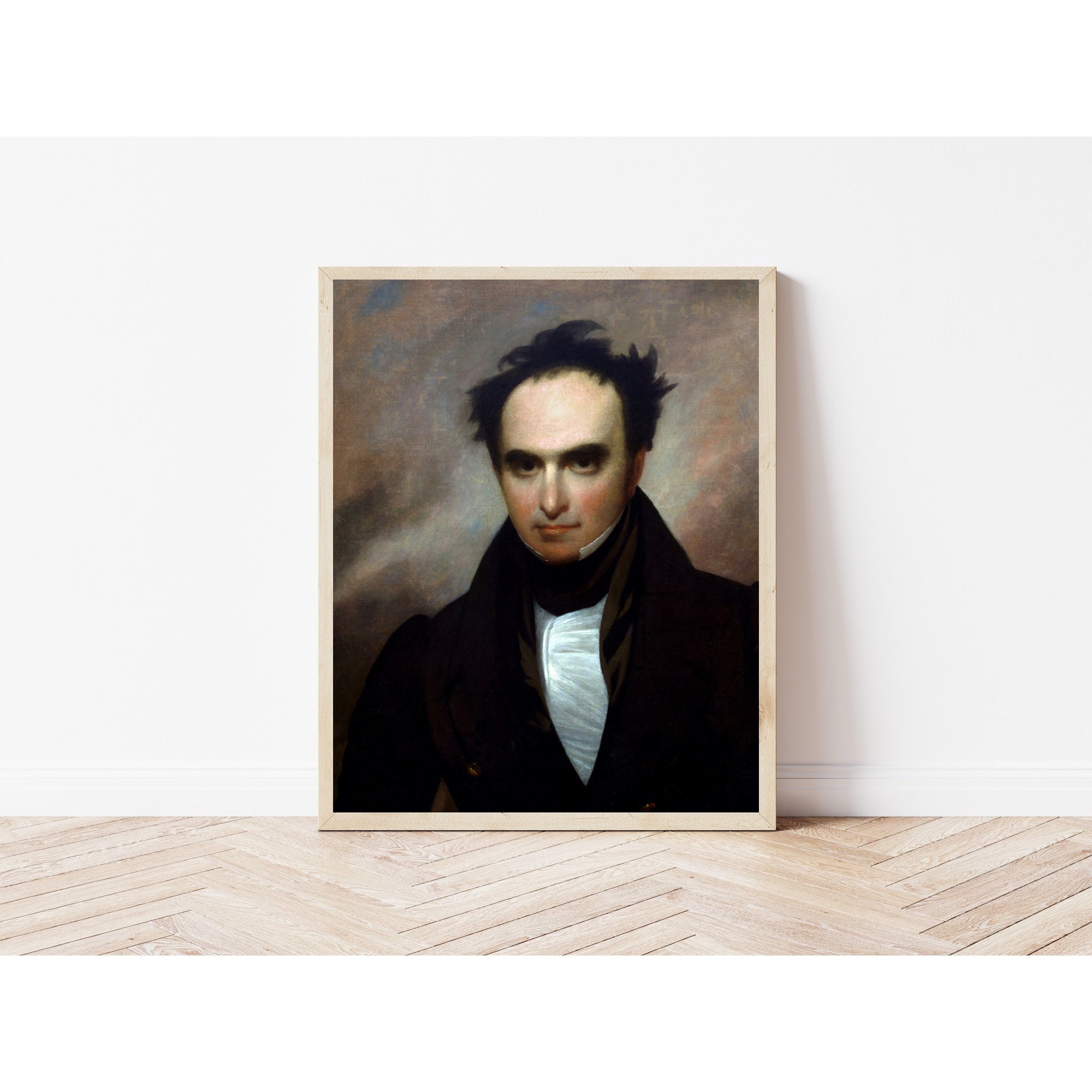 Vintage Congressman Senator Portrait Daniel Webster Politician Painting ...
