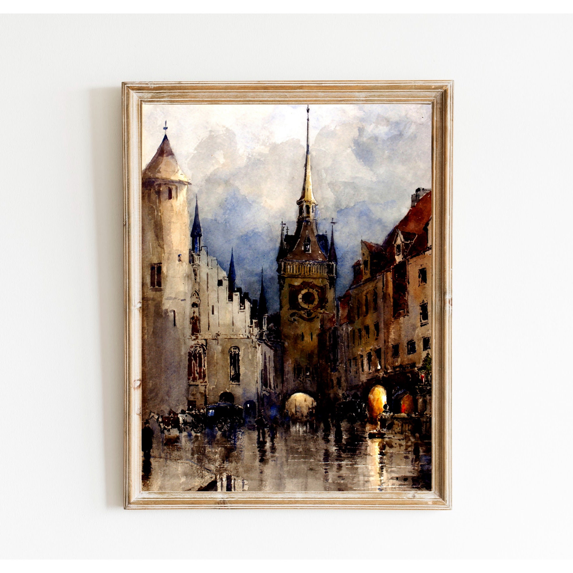 Printable Vintage Gallery Wall Art Set, Antique Art Collection Painting ...