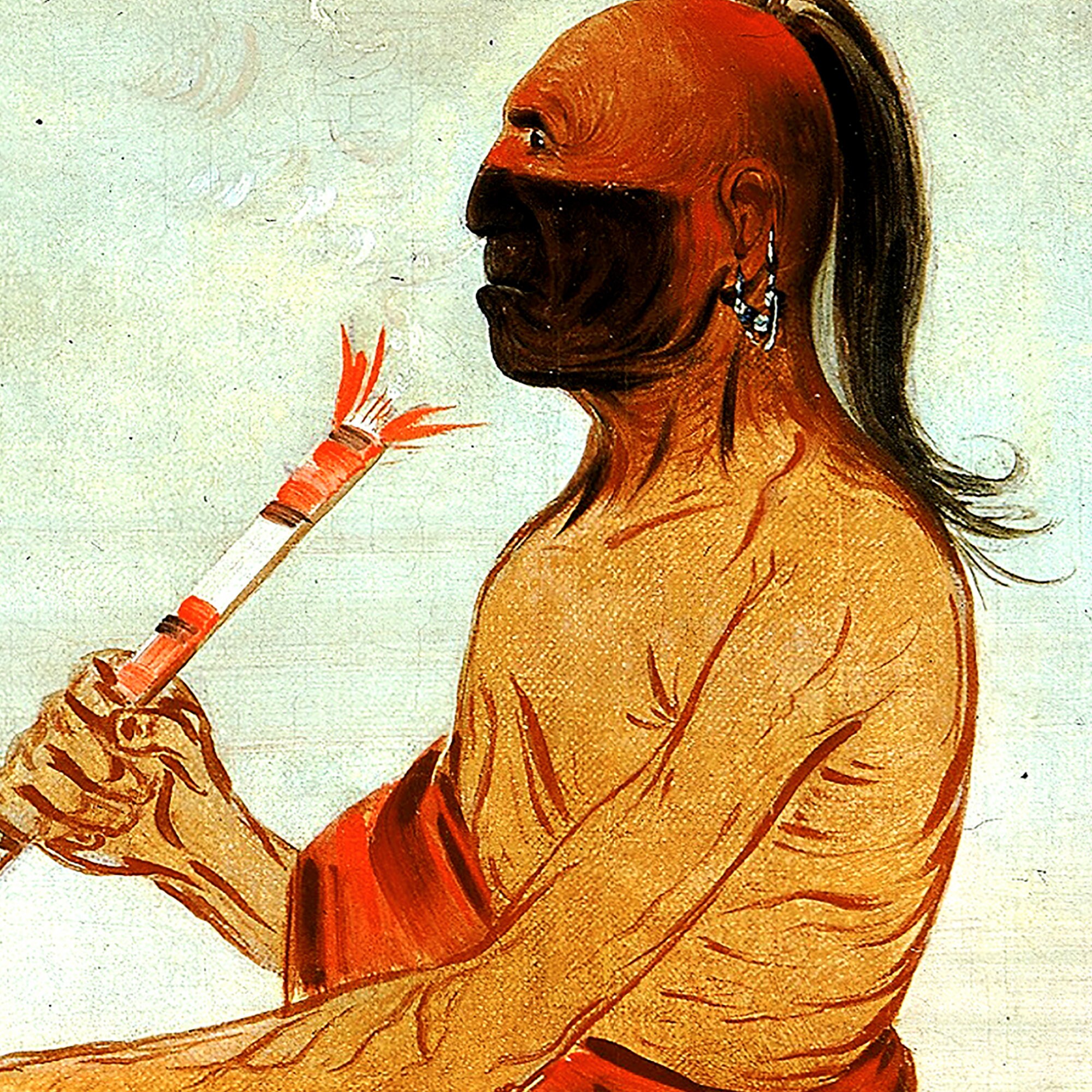 Antique Printable Wise Native American Chief Portrait Elderly - Etsy