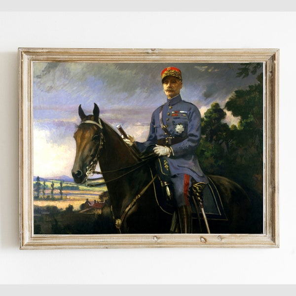 Antique Military Painting - Etsy