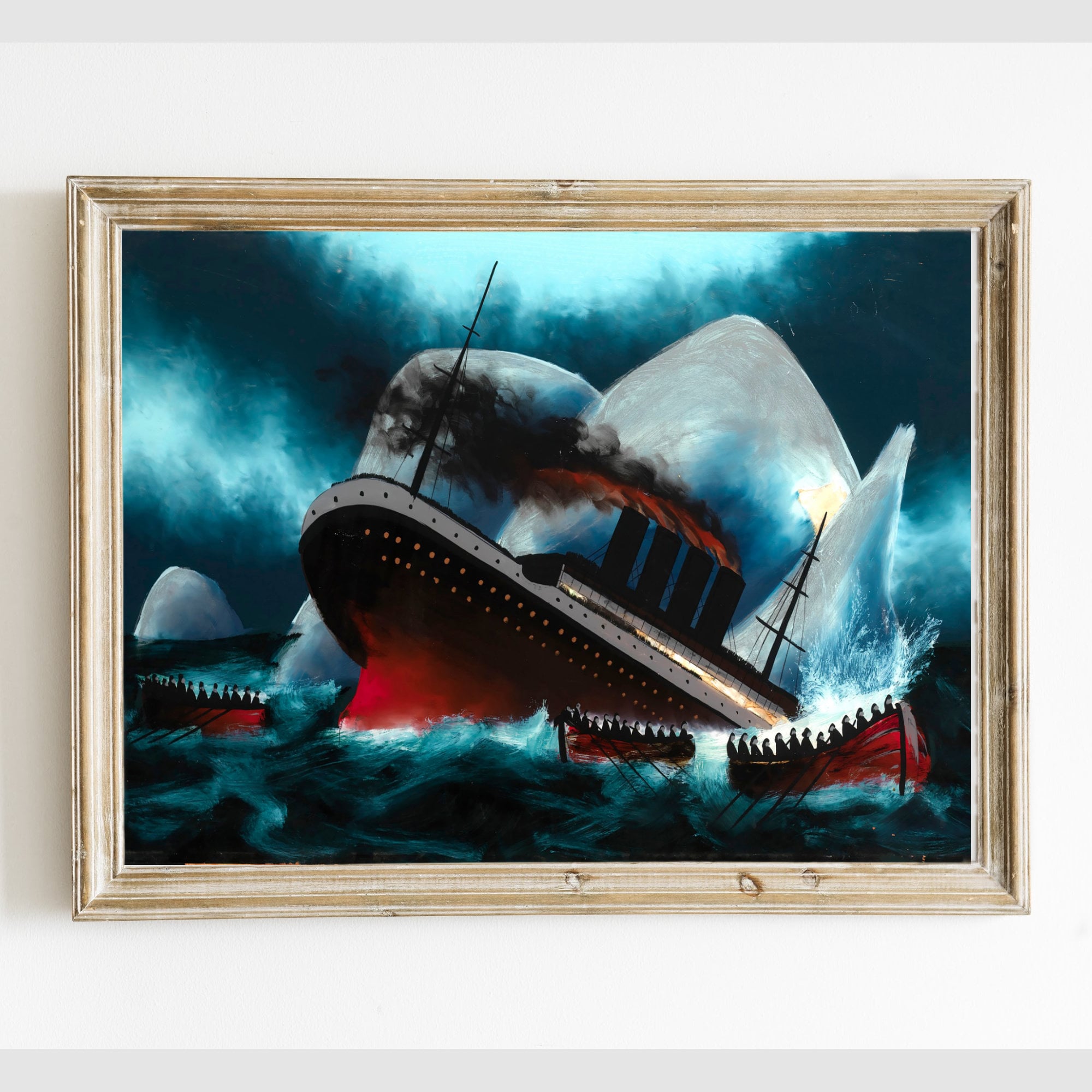 Sinking Ship Painting