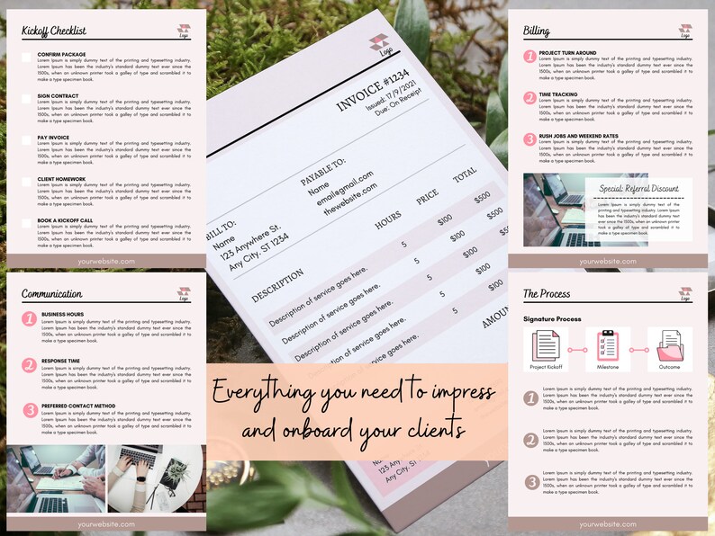 22 Client Welcome Packet Template for Coaches, Client Onboarding ...