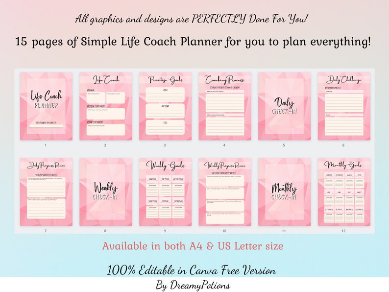 7 in 1 Bundle Coaching Business Basic Start up Toolkit for Life Coach ...