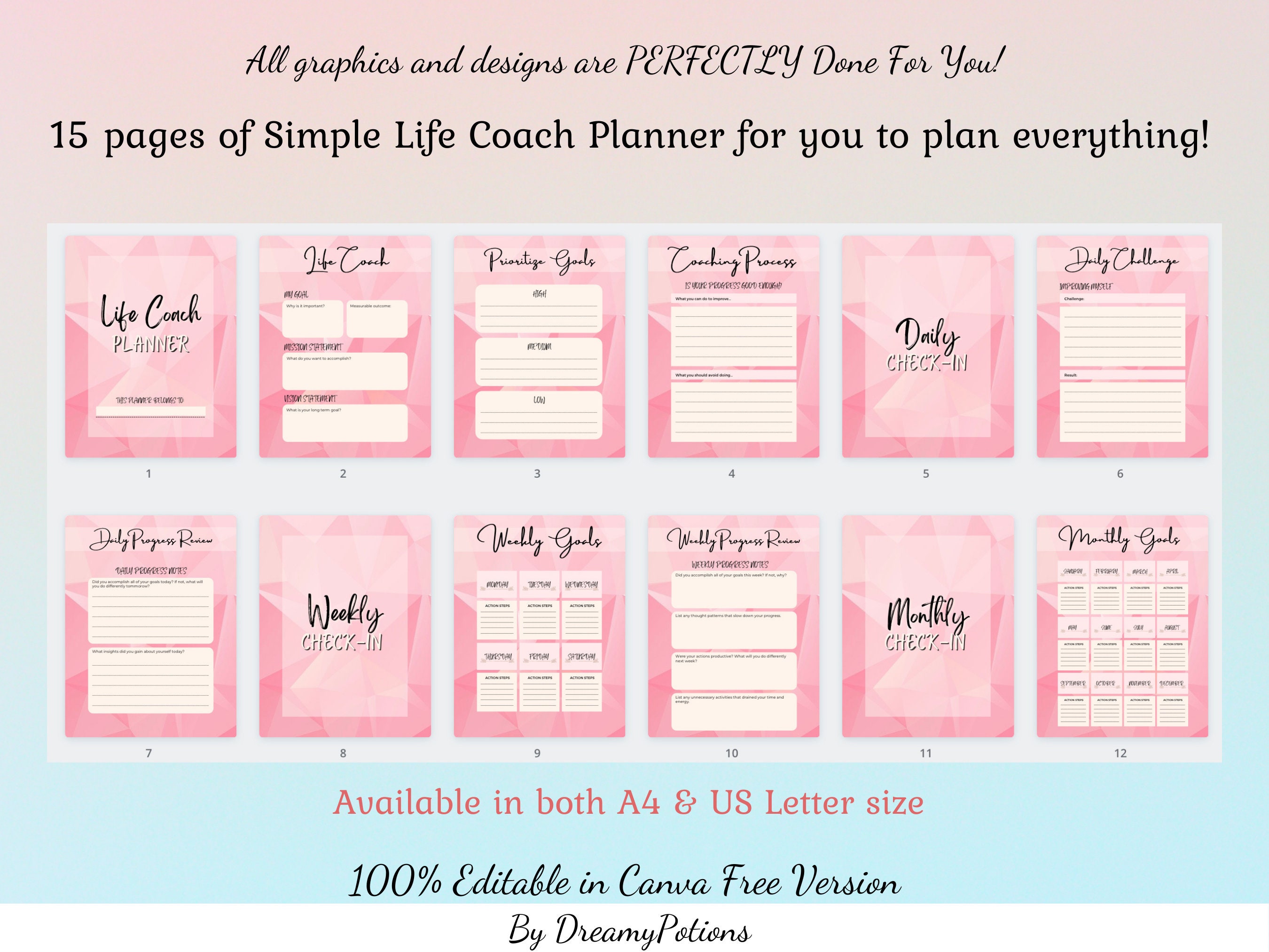 7 in 1 Bundle Coaching Business Basic Start up Toolkit for Life Coach ...