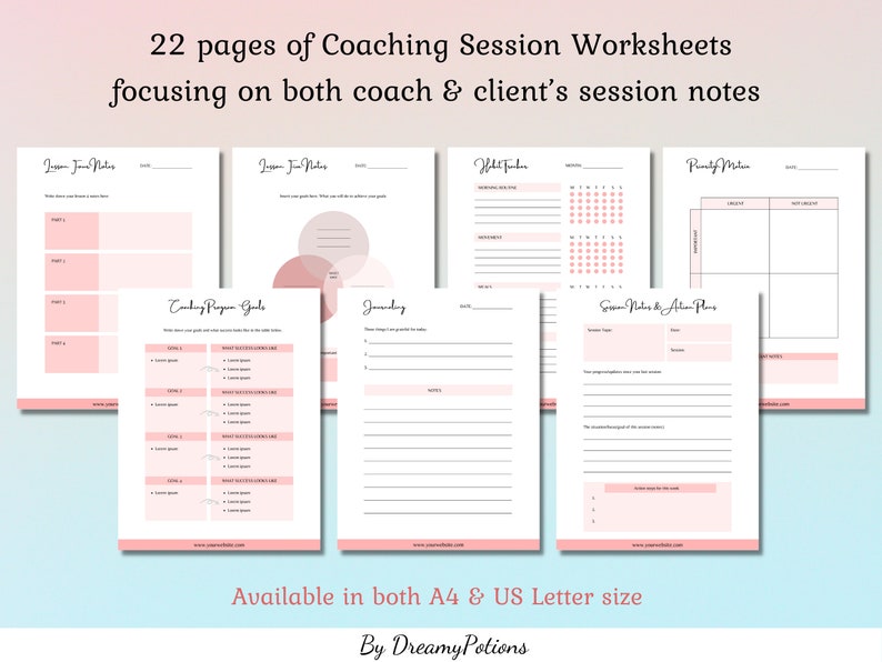 7 in 1 Bundle Coaching Business Basic Start up Toolkit for Life Coach ...