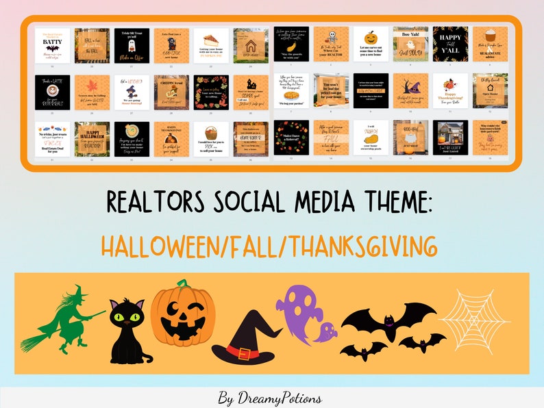 36 Funny Fall/halloween/thanksgiving Realtors Social Media Posts, Real ...