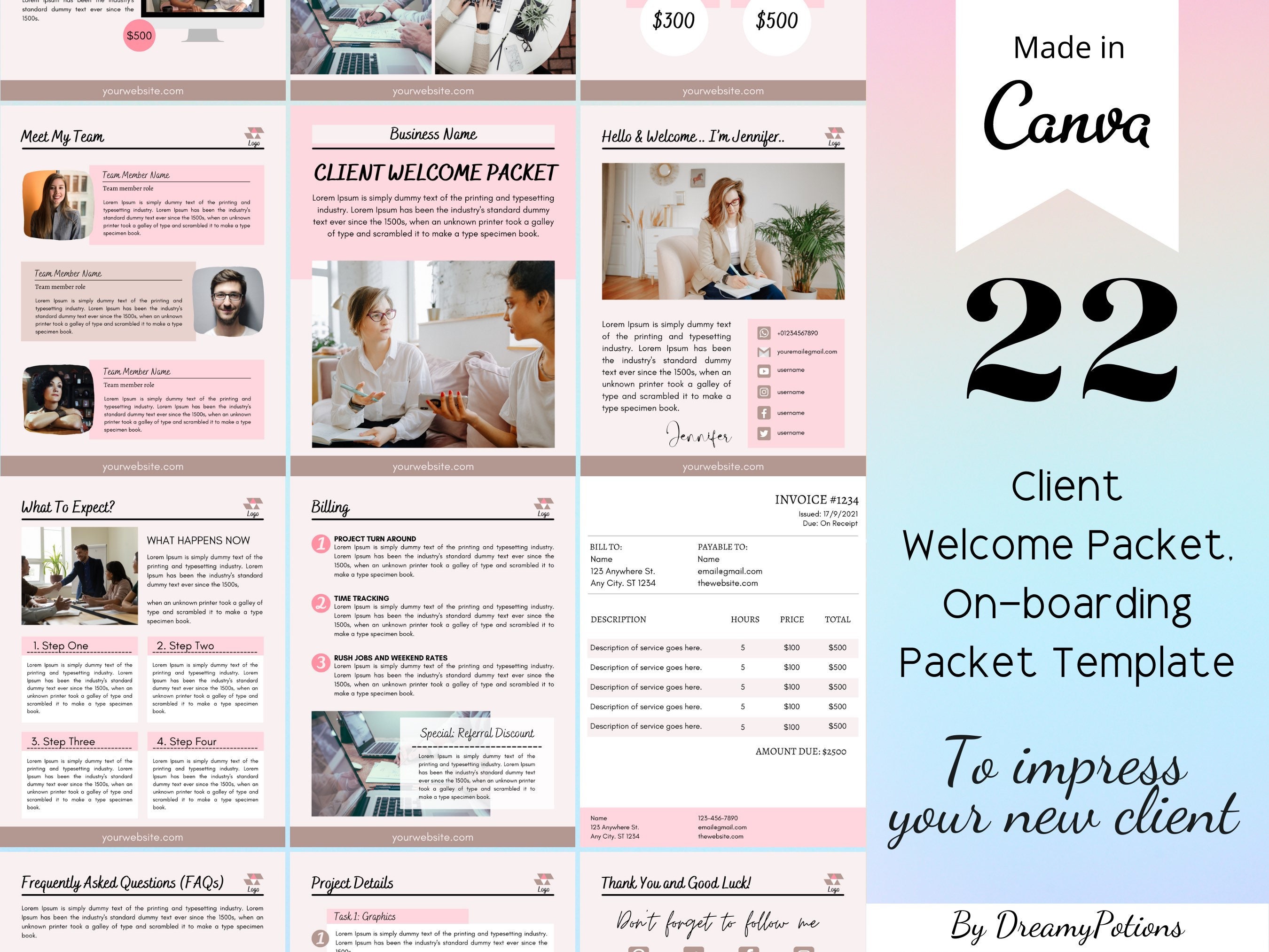22 Client Welcome Packet Template For Coaches Client Onboarding Welcome Guide Proposal
