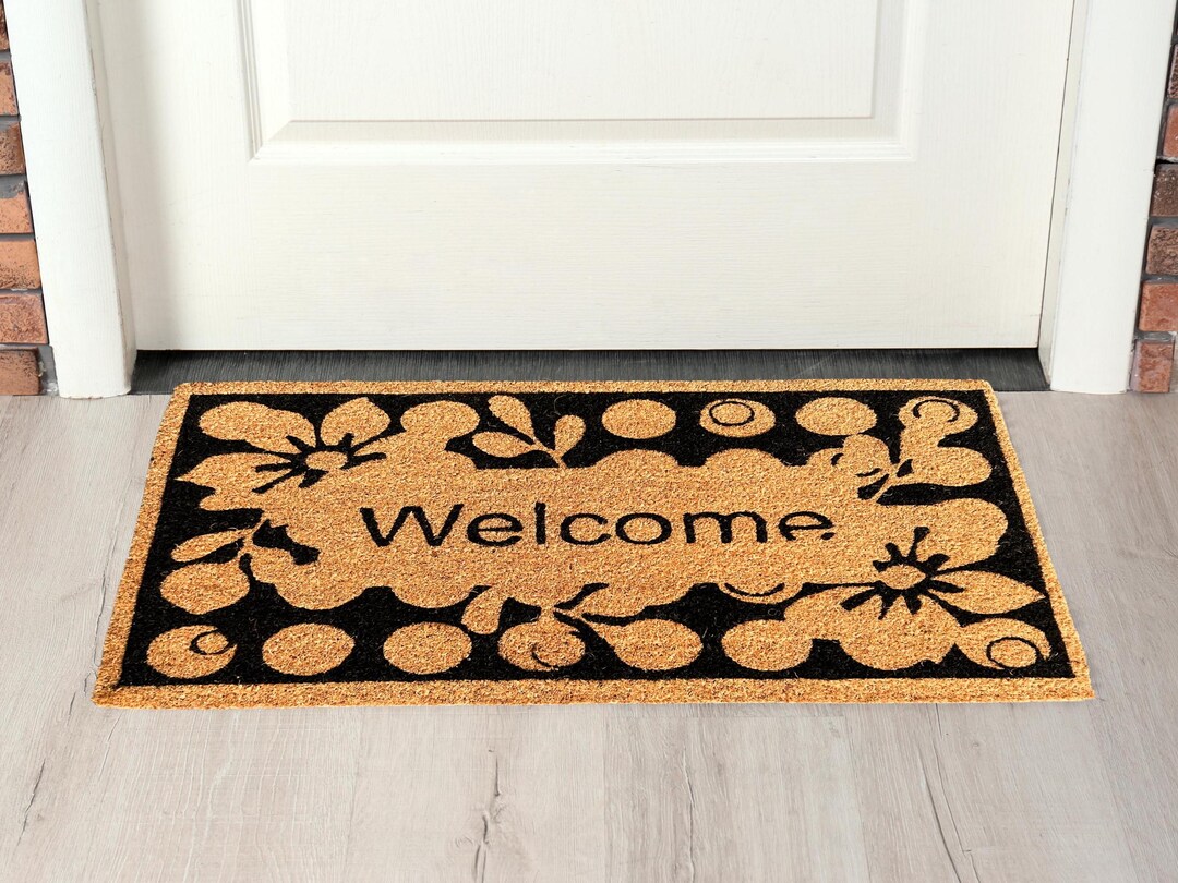 Coir Doormats Warm Welcome Sustainable Coir Doormats Fun Doormats - Etsy