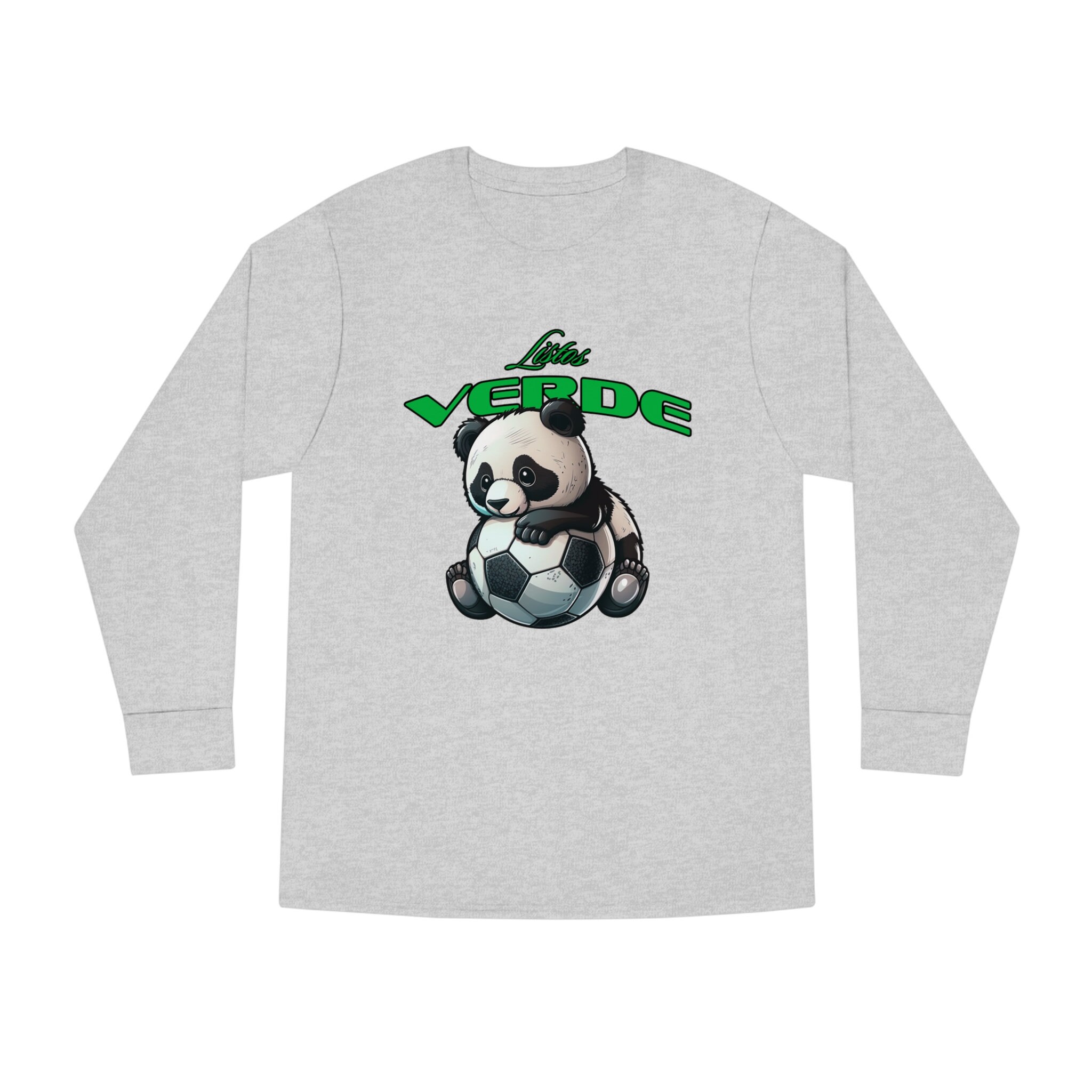 Listos Verde Long Sleeve Crewneck Panda Power for Austin FC Fans Austin ...