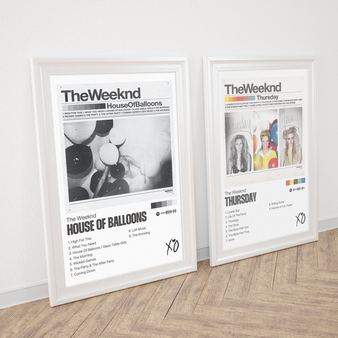 House of Balloons/thursday Bundle: 2 Digital Poster Prints the Weeknd ...