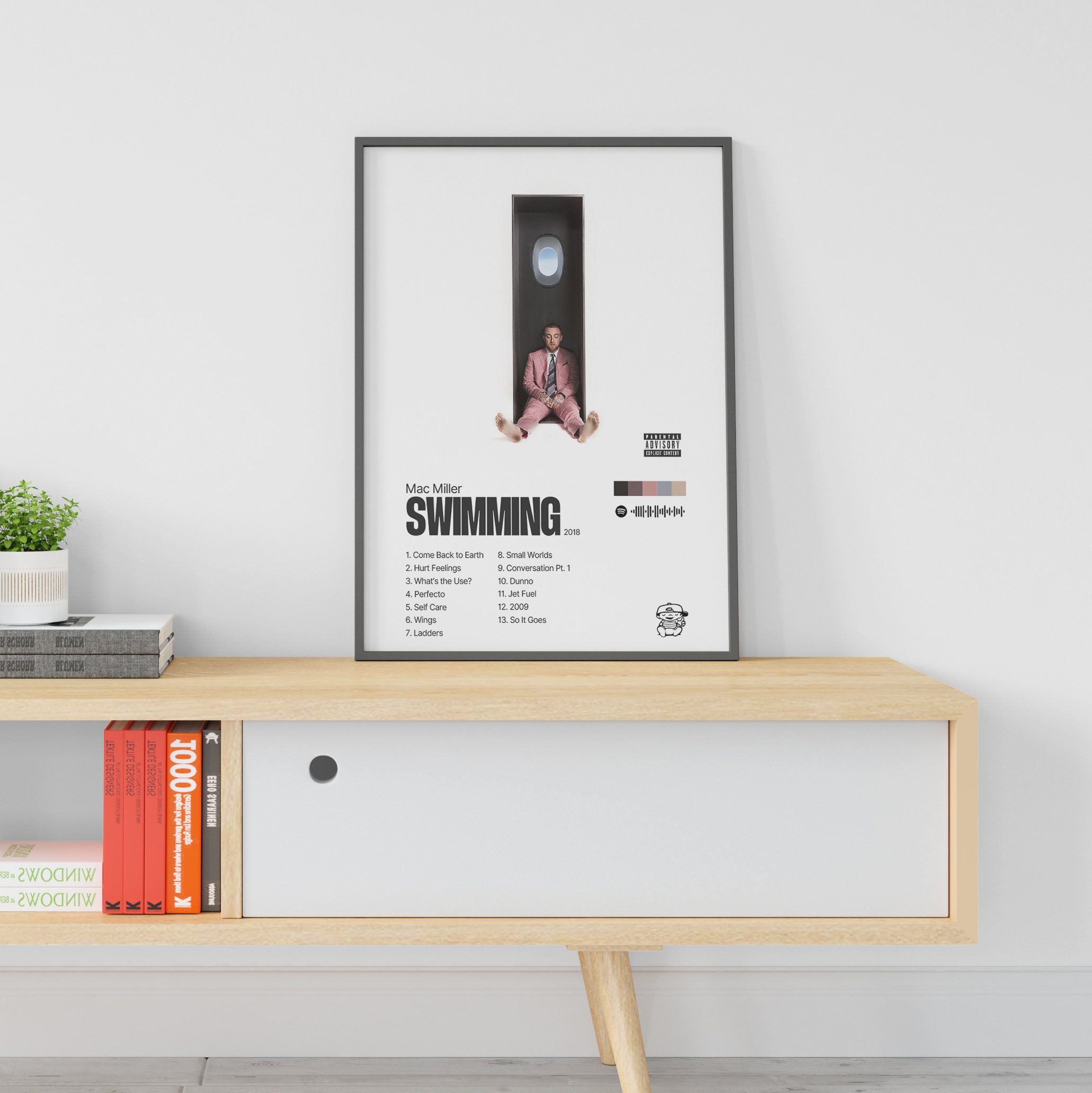 Mac Miller Swimming Album Cover Art Poster Custom Wall Decor Print - Etsy