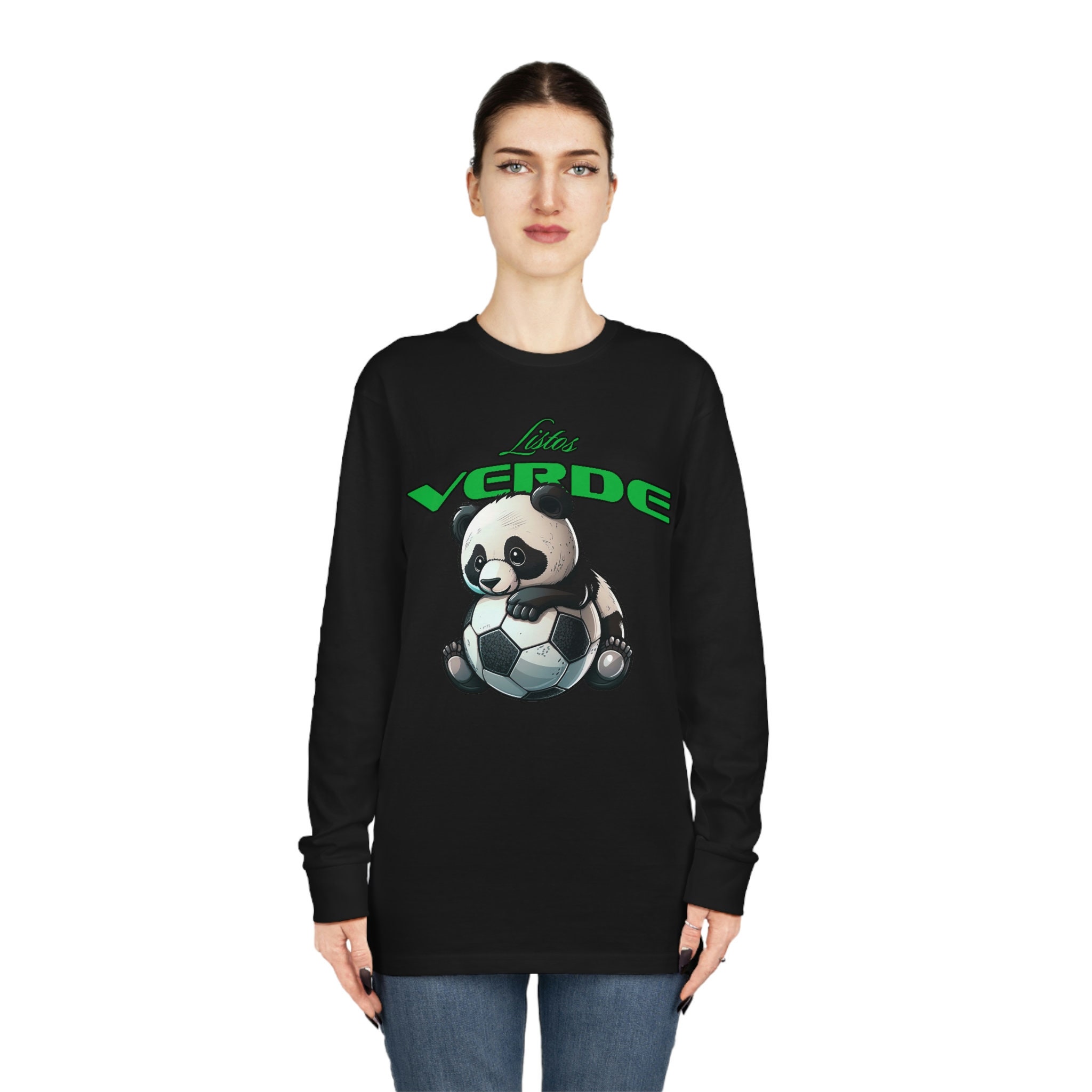 Listos Verde Long Sleeve Crewneck Panda Power for Austin FC Fans Austin ...
