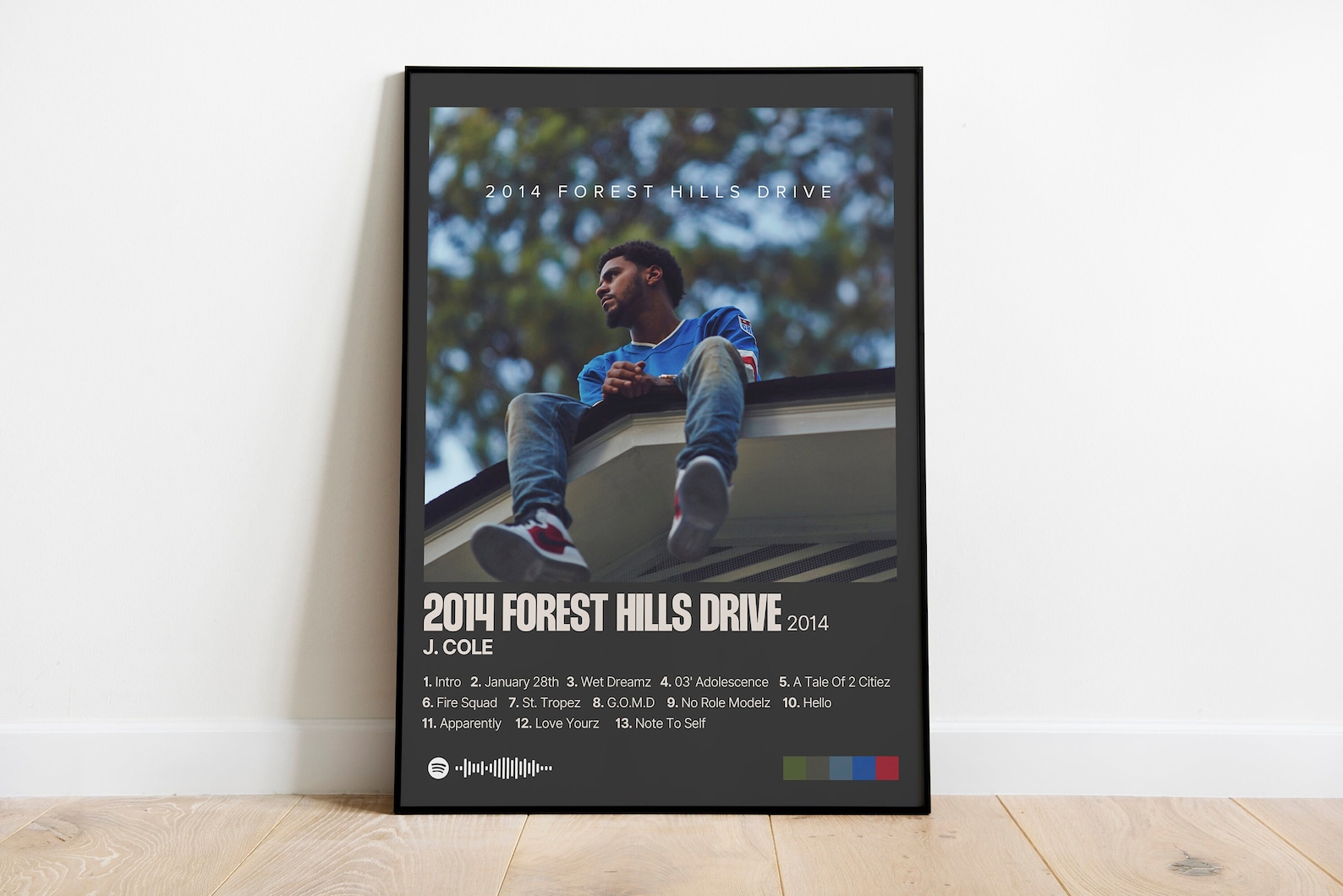 J. Cole - 2014 Forest Hills Drive - Custom Album Print - HD Album Cover ...