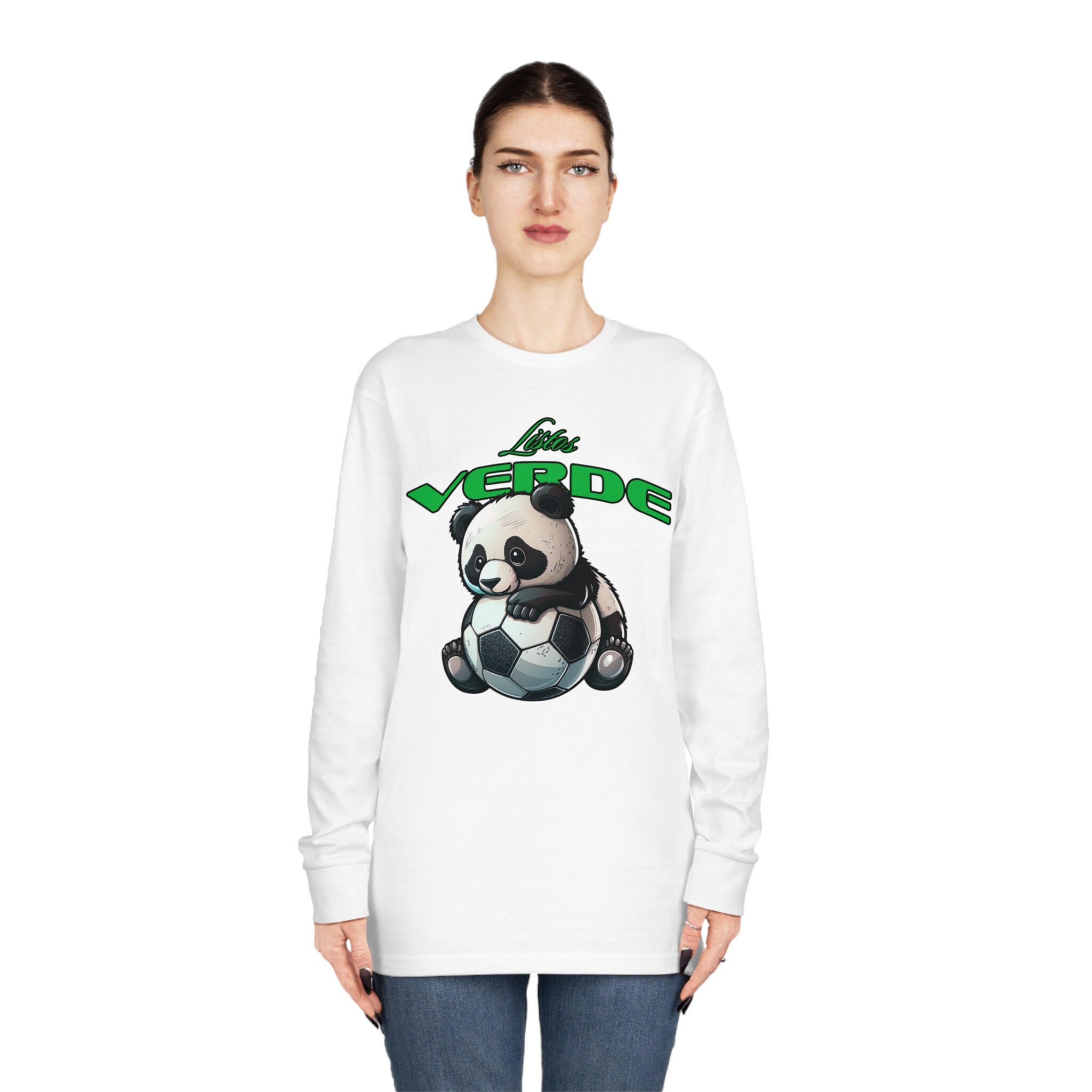 Listos Verde Long Sleeve Crewneck Panda Power for Austin FC Fans Austin ...