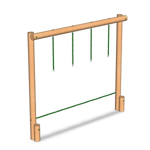 Kids Drop Rope Traverse Crossing Plans & Assembly Instructions - Comes ...