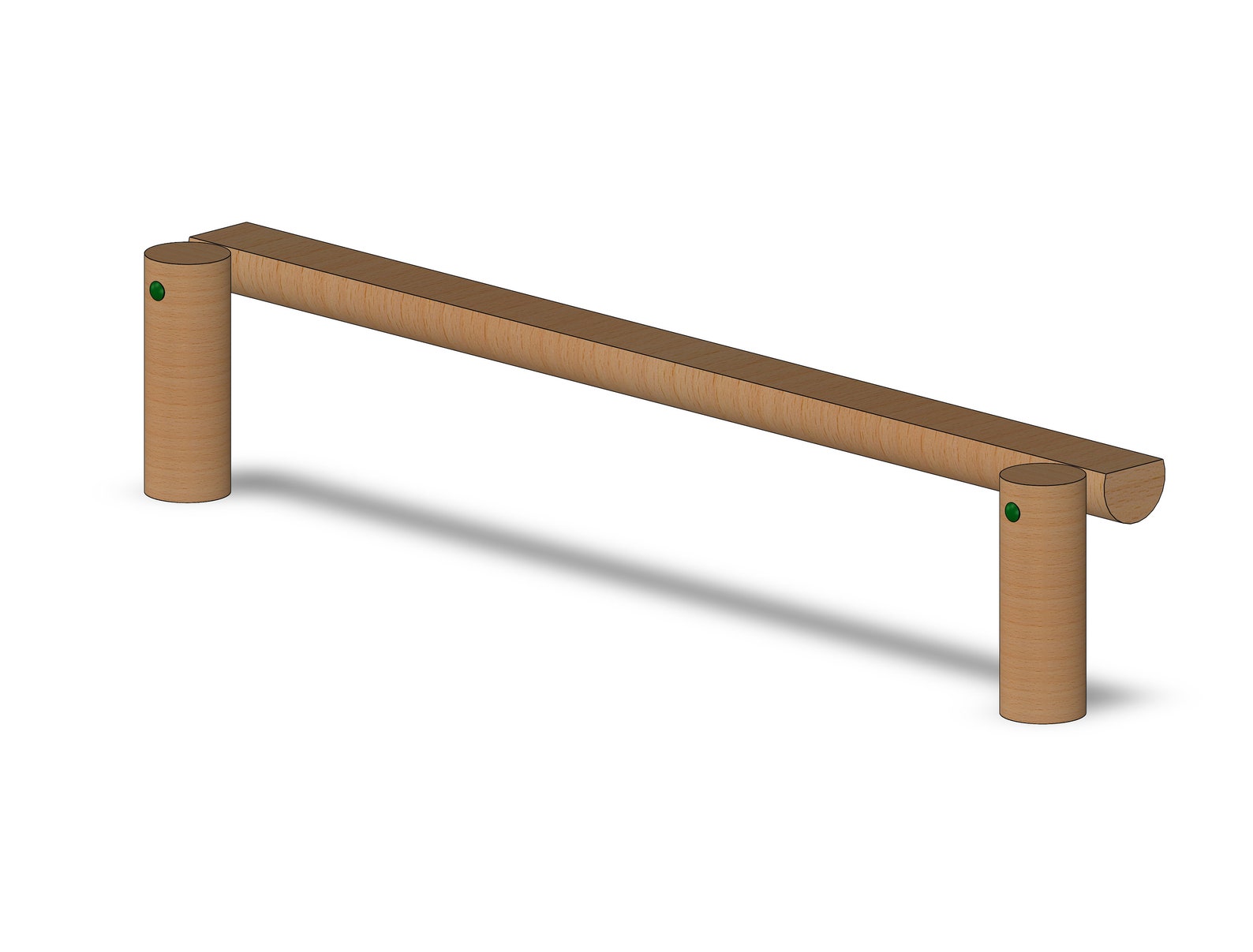 Kids Single Balance Beam Plans & Assembly Instructions Comes With Cut ...