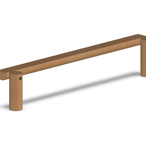 Kids Single Balance Beam Plans & Assembly Instructions - Comes With Cut ...