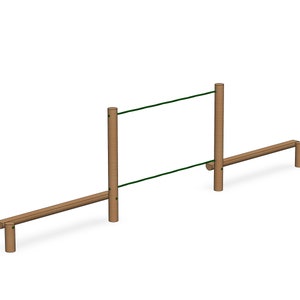 Kids Rope Walk With Two Balance Beams Plans & Assembly Instructions ...