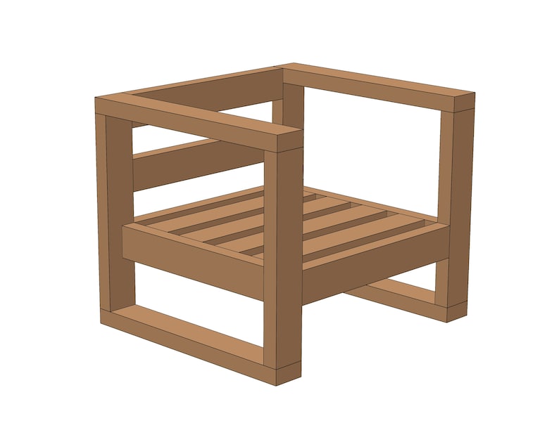 Garden Chair Plans & Assembly Instructions - Comes With Cut List and ...