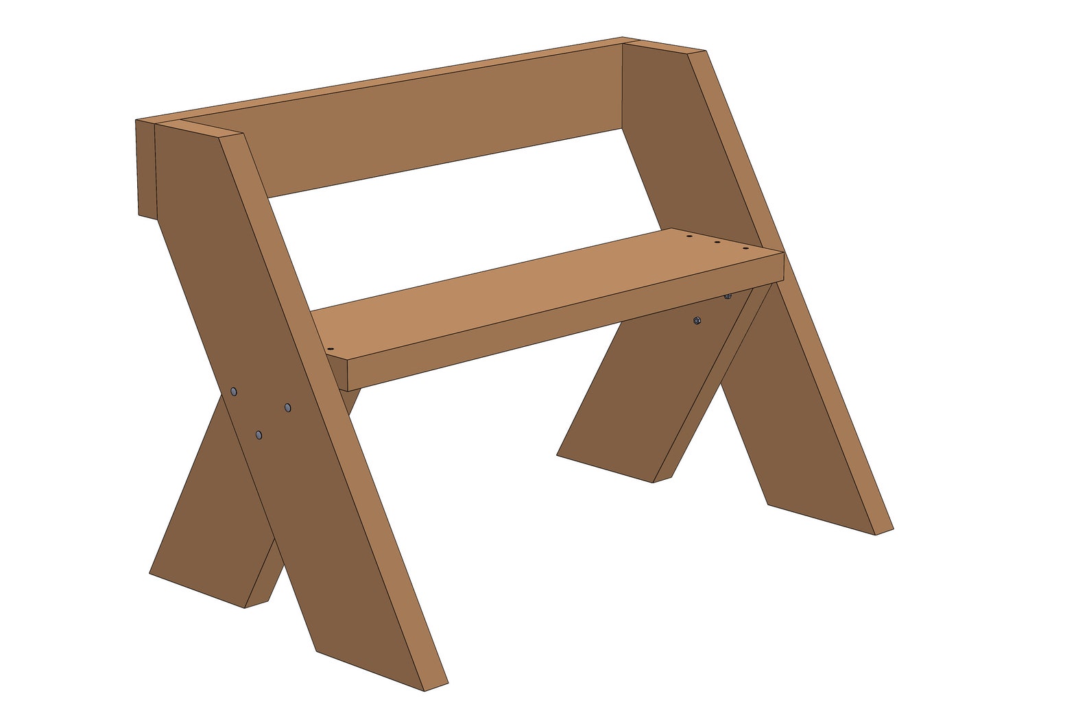 Leopold Bench Plans & Assembly Instructions - Comes With Cut List and ...