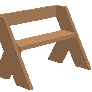 Leopold Bench Plans & Assembly Instructions - Comes With Cut List and ...