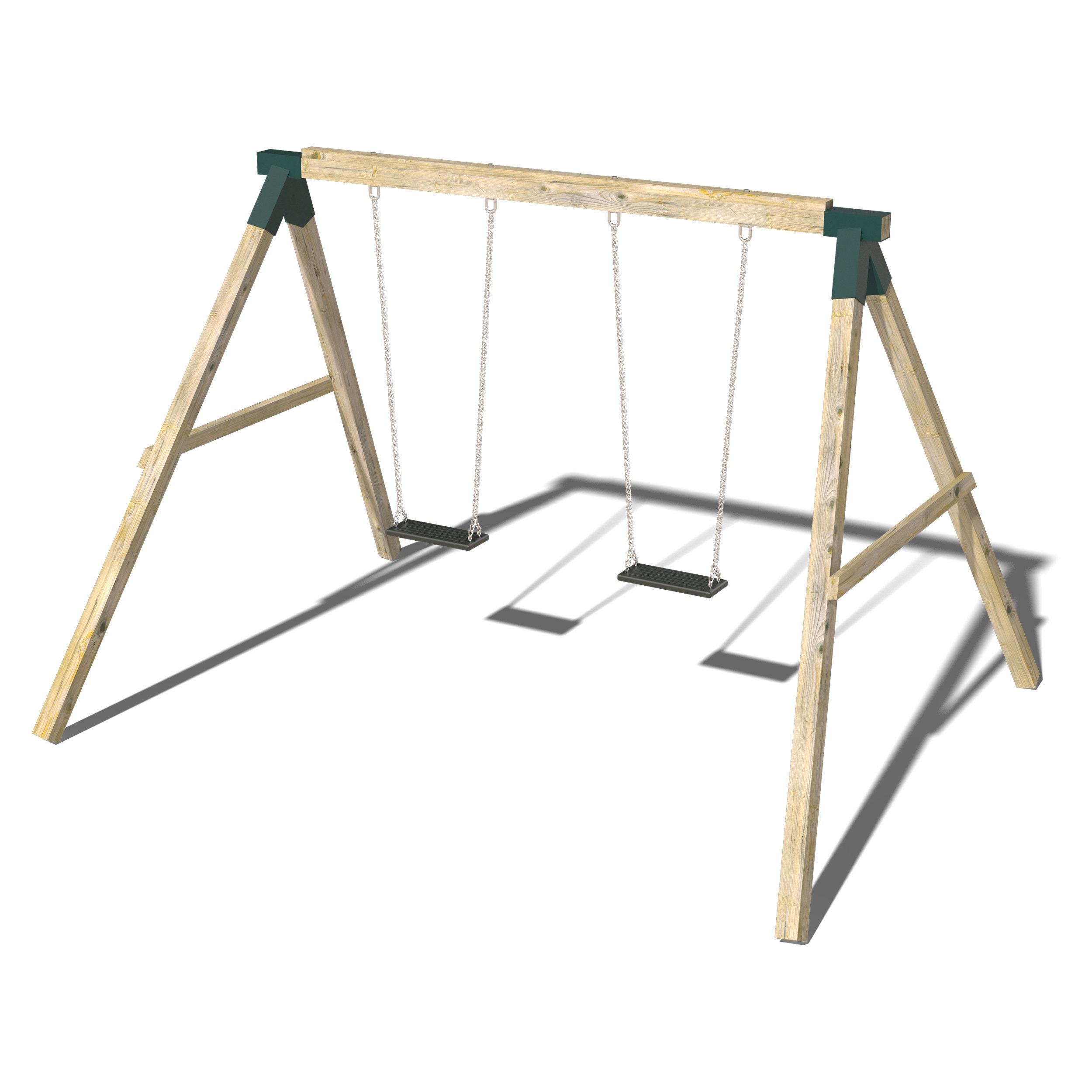 Commercial Swing Set With 2 Swings Plans & Assembly Instructions Comes ...