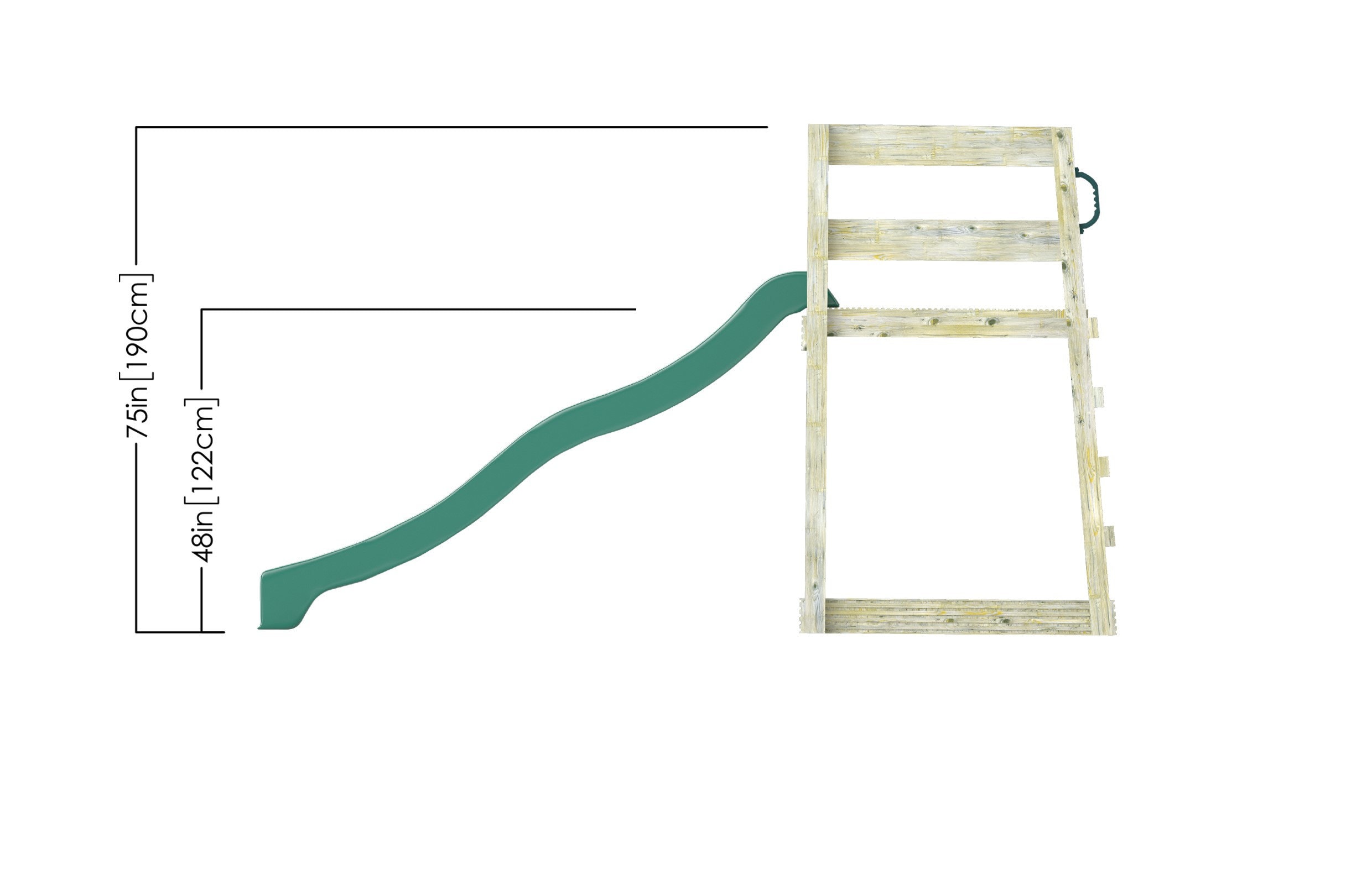 DIY Climbing Frame Woodworking Plans: Outdoor Playground With Slide ...