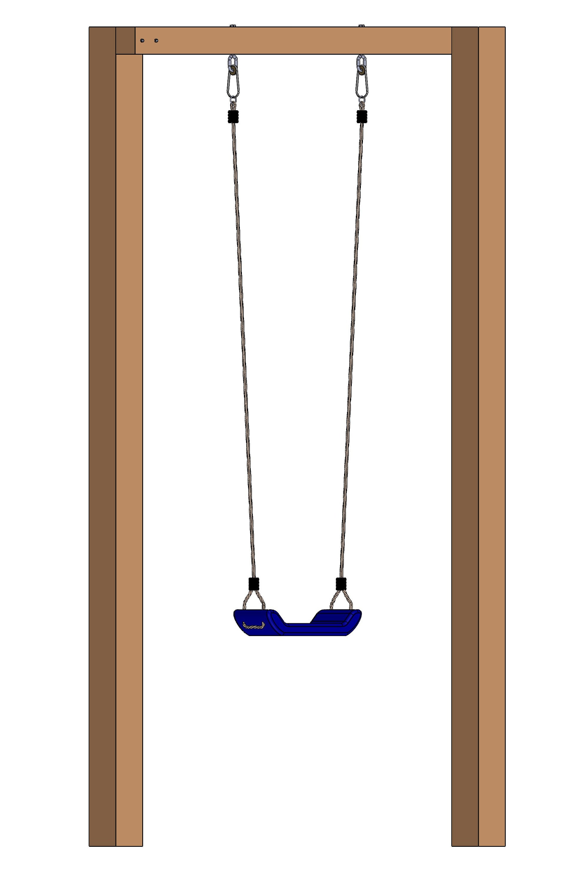 Kids Single Swing Set Plans & Assembly Instructions Comes - Etsy
