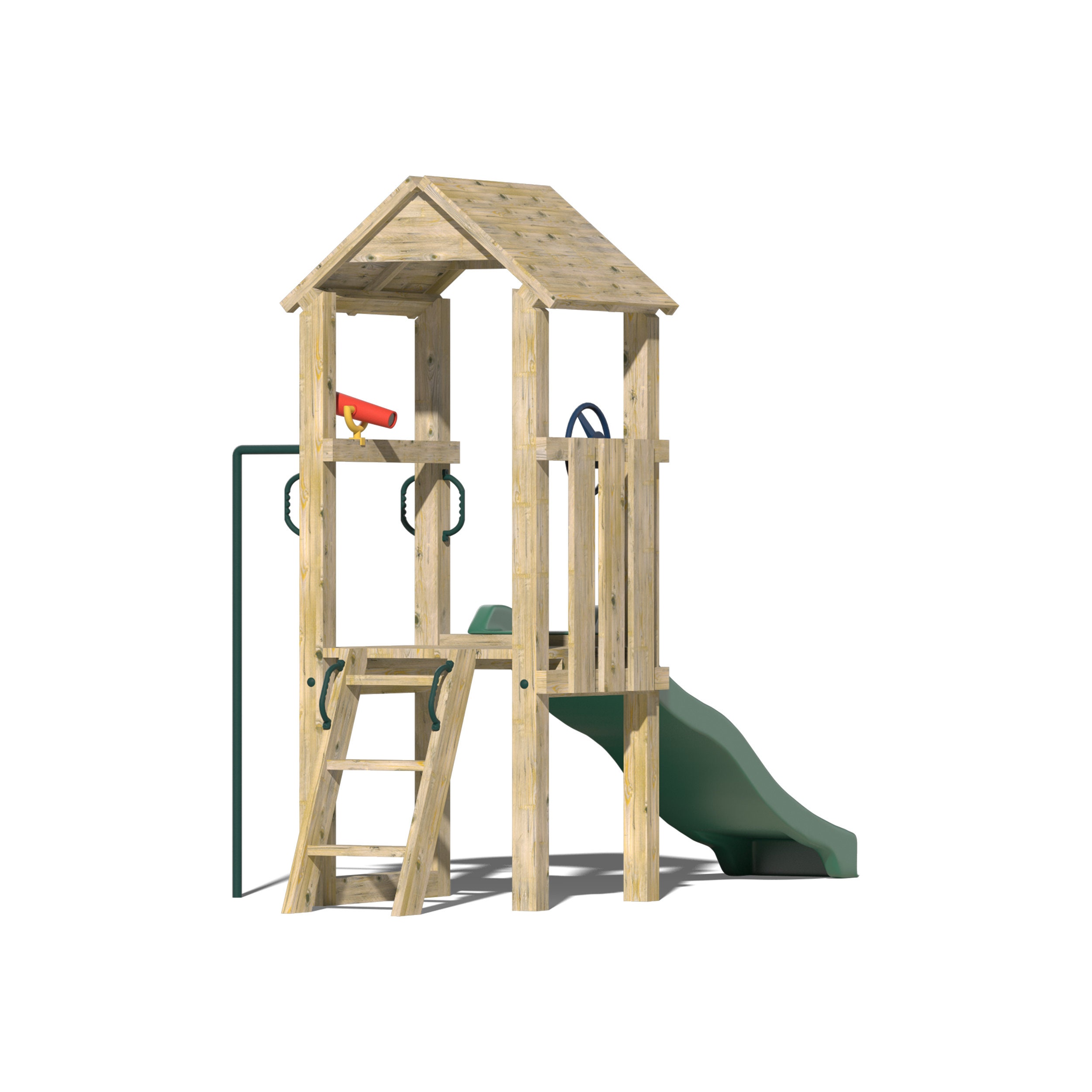 Climbing Frame With Steps Slide and Fireman's Pole Plans - Etsy