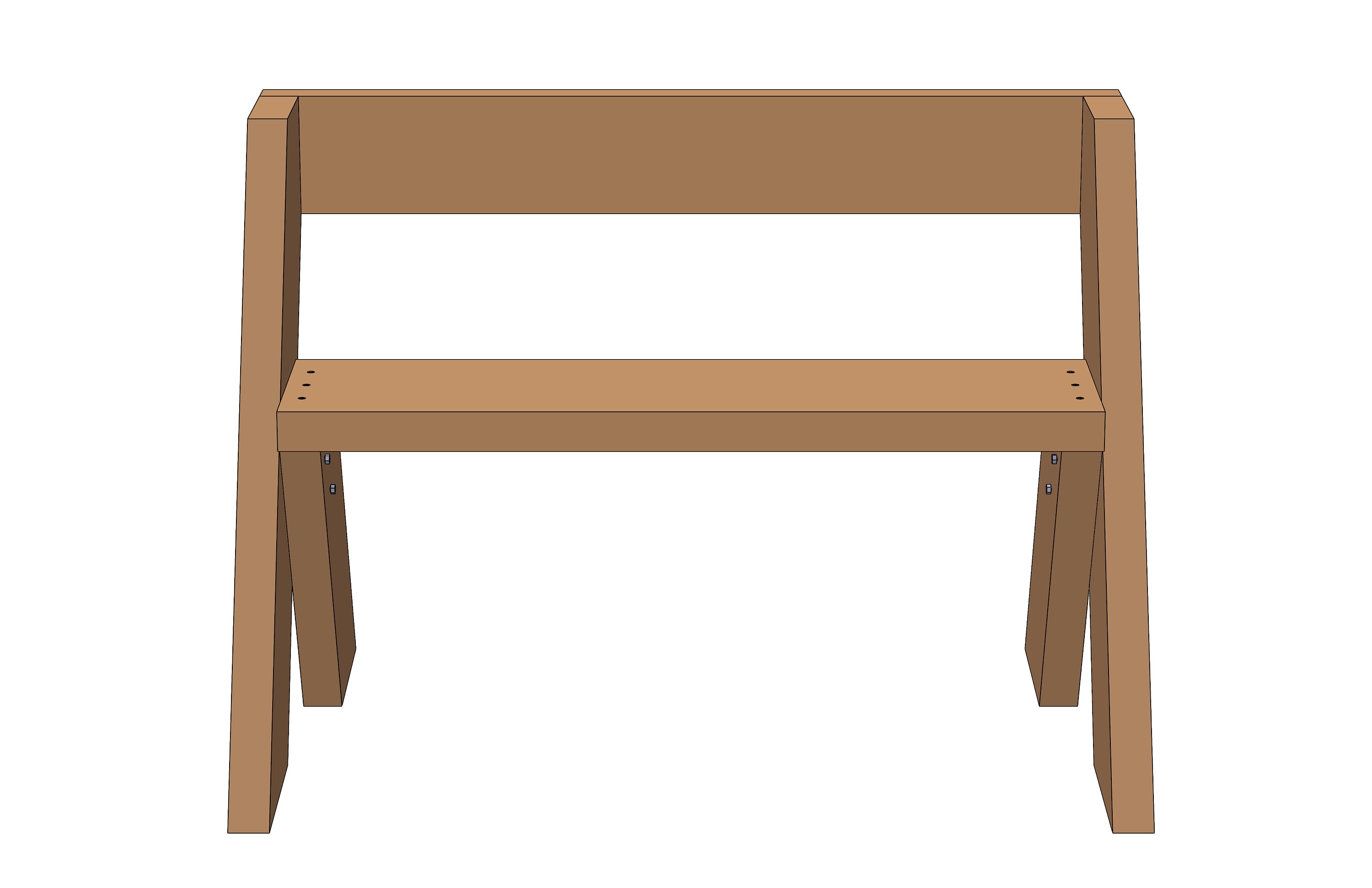 Leopold Bench Plans & Assembly Instructions Comes With Cut List and ...