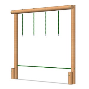 Kids Drop Rope Traverse Crossing Plans & Assembly Instructions - Comes ...