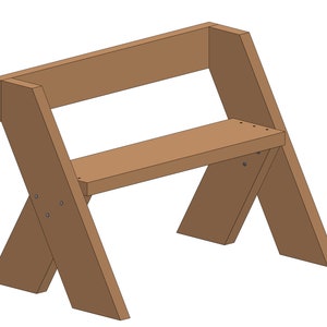 Leopold Bench Plans & Assembly Instructions - Comes With Cut List and ...