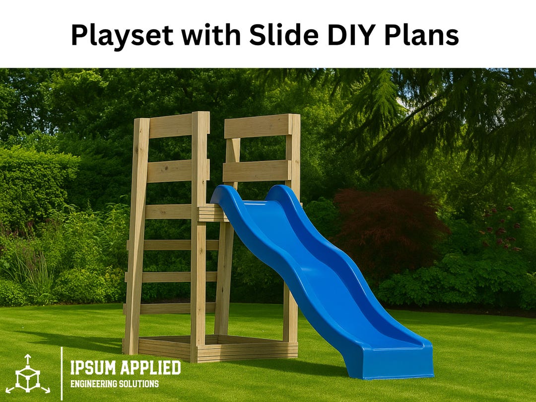 DIY Climbing Frame Woodworking Plans: Outdoor Playground With Slide ...