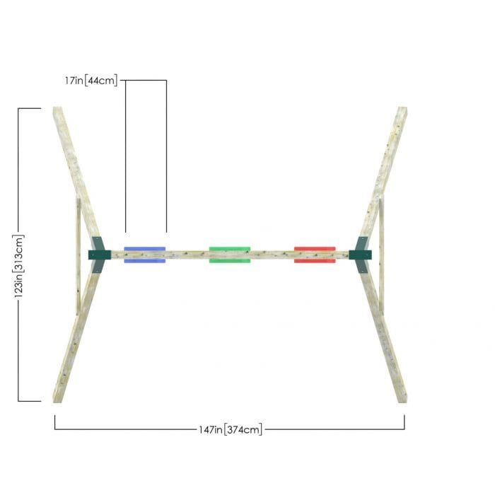 Kids Triple Swing Set Plans & Assembly Instructions Comes With Cut List ...