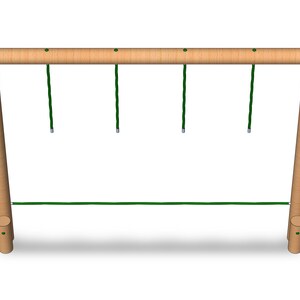 Kids Drop Rope Traverse Crossing Plans & Assembly Instructions - Comes ...