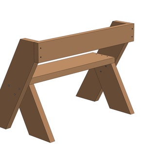 Leopold Bench Plans & Assembly Instructions - Comes With Cut List and ...