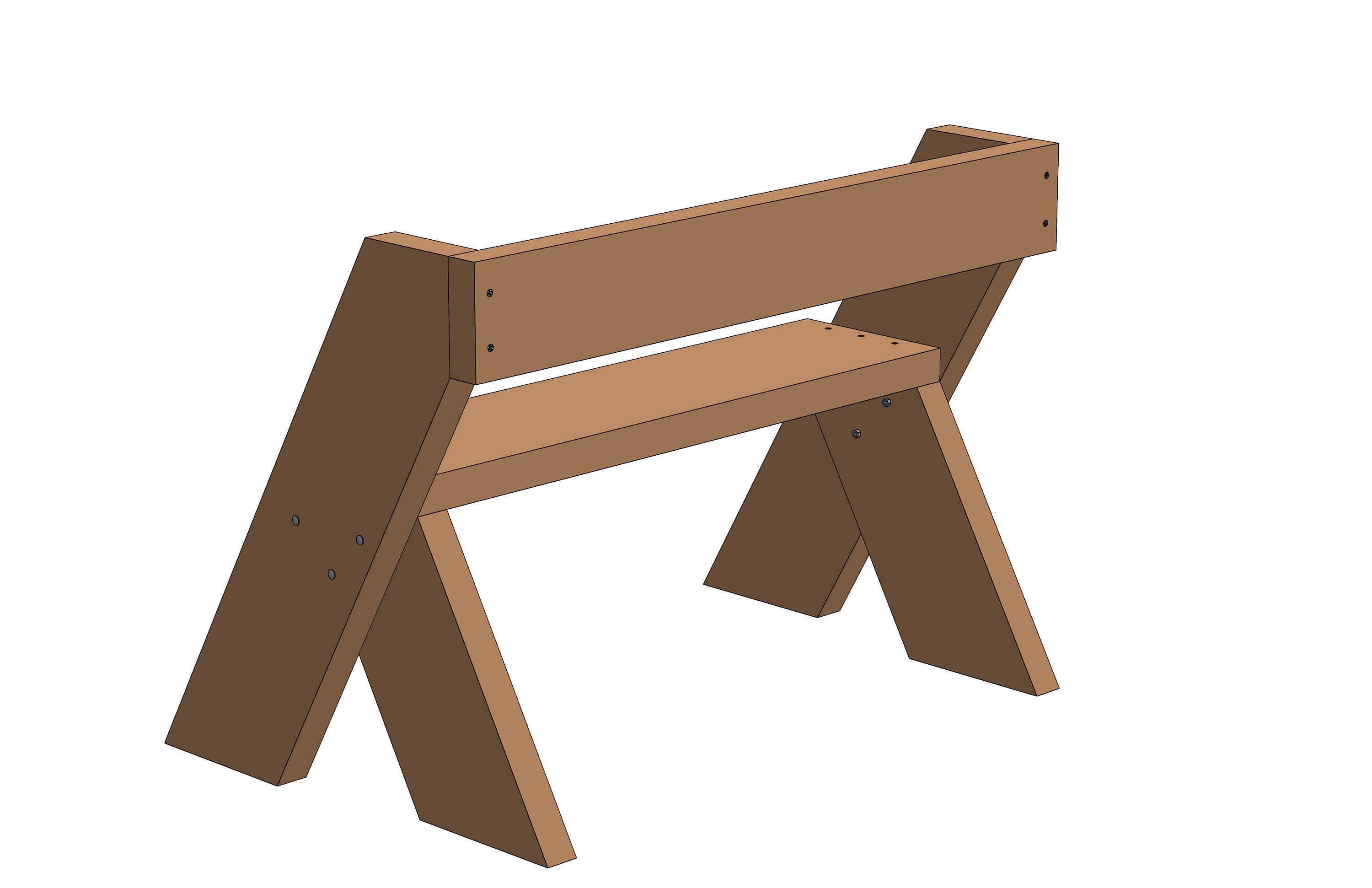 Leopold Bench Plans & Assembly Instructions Comes With Cut List and ...