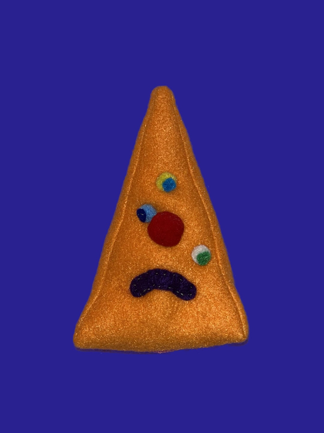 Orange Triangle Art Plush - Etsy